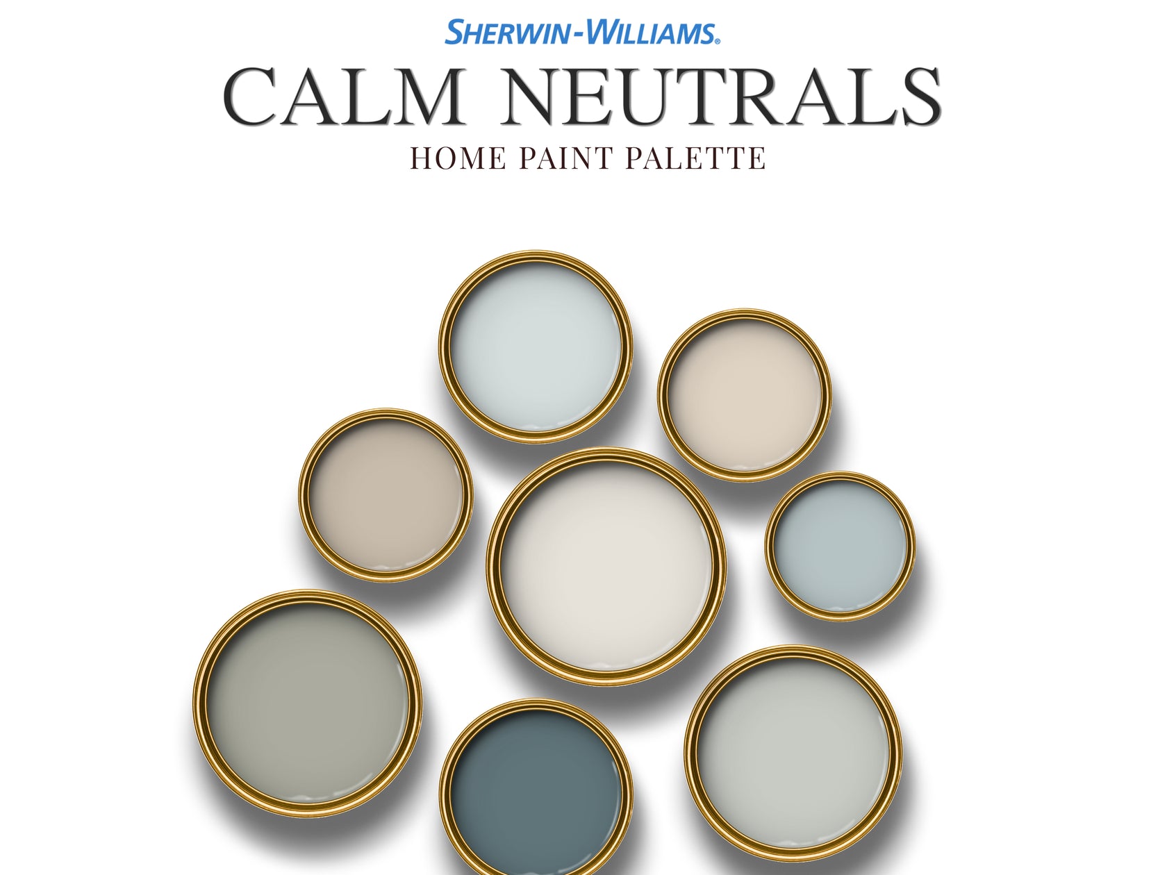 Calm Neutrals Paint Palette Sherwin Williams – Color Harmony Palettes